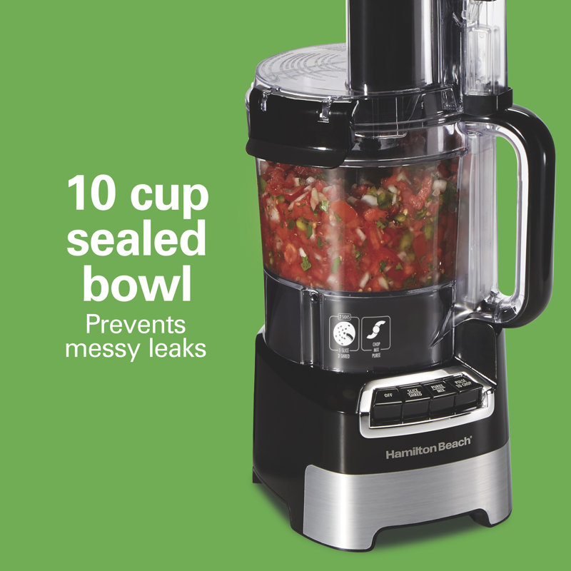 Hamilton Beach® Stack & Snap 10 Cup Food Processor & Reviews | Wayfair